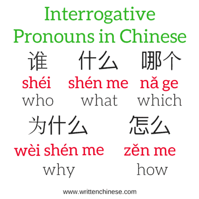 You & Me. This & That: Pronouns in Chinese